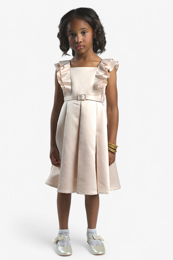 Bella Dress Stone: Chic & Comfy Kids Dress | MI REGALIA